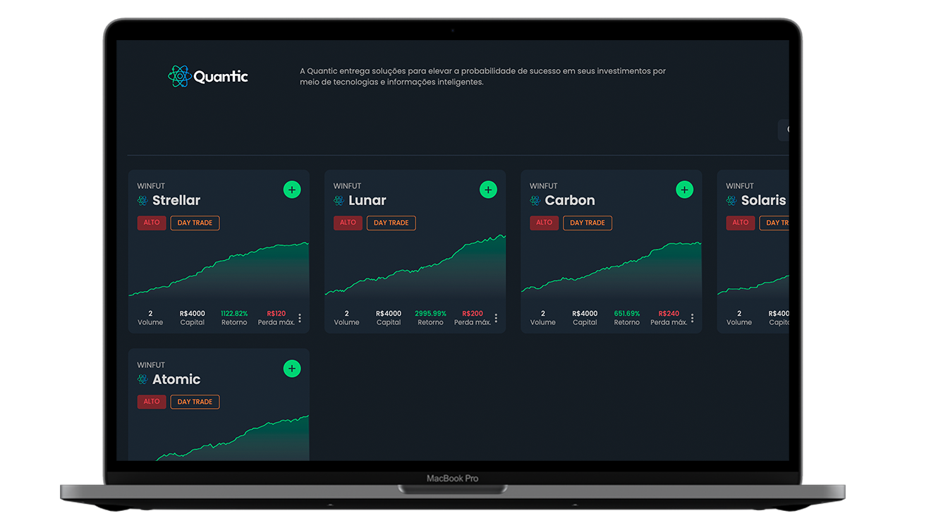 OnTick Invest | Sua nova plataforma de investimentos automatizados